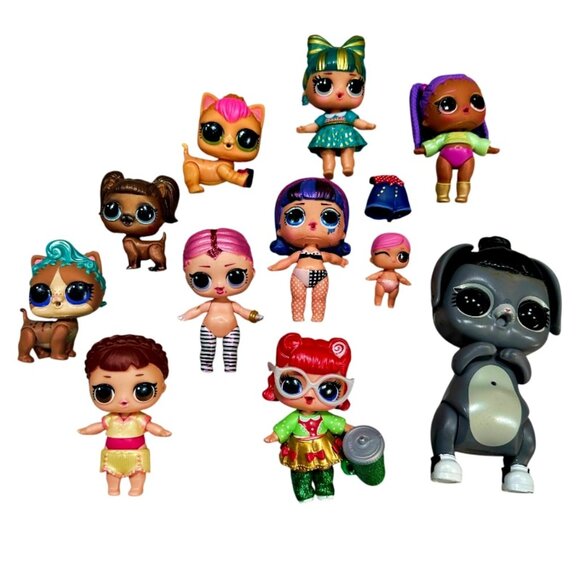 MGA Entertainment | Toys | Lol Surprise Mini Dolls Pets 3 Inch Lot Of ...
